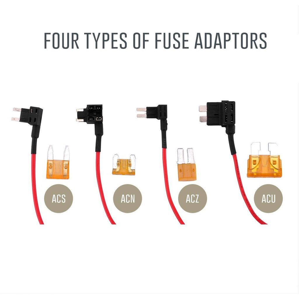 Micro USB Dash Cam Hard wire Fuse Kit (Micro USB Direct Hardwire and Gr ...