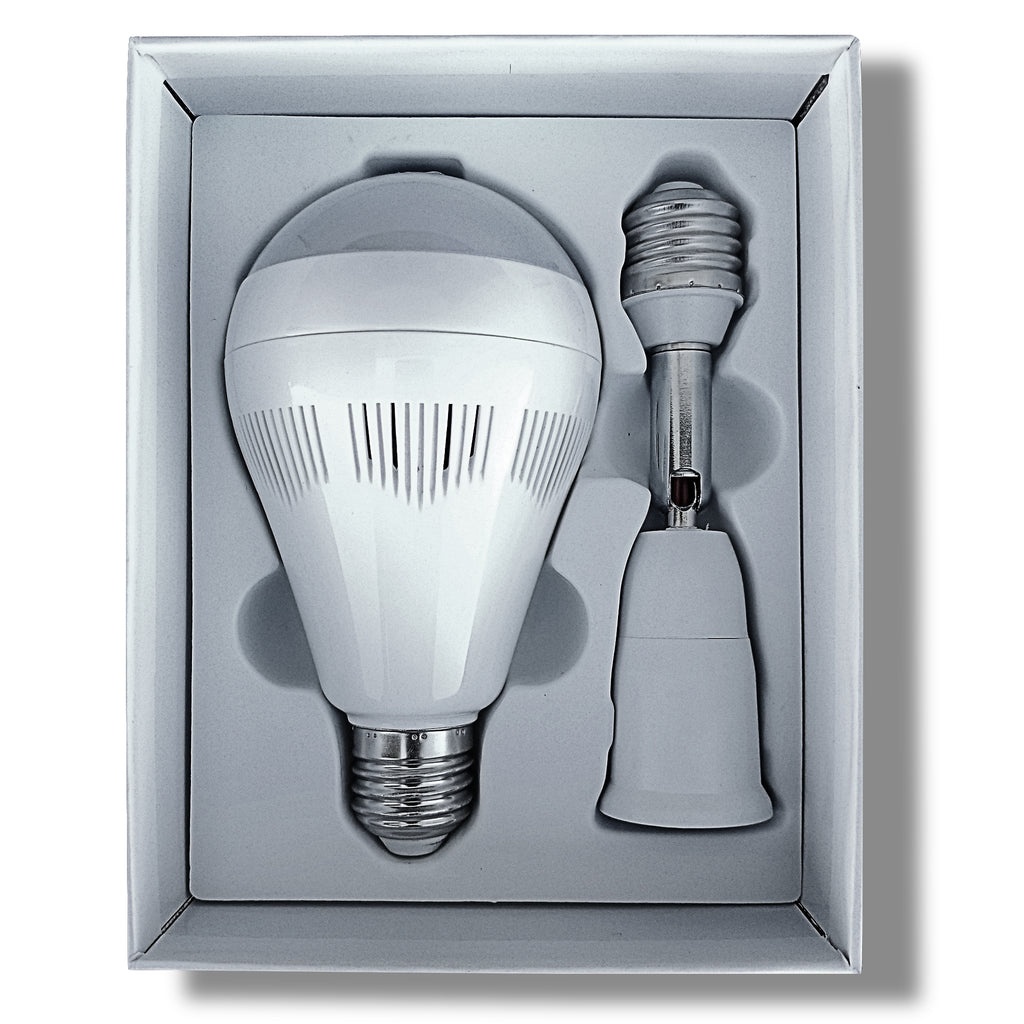 NuCam 360 2018 Upgraded Light Bulb 360° Camera 1080P WiFi – Nuvending.com